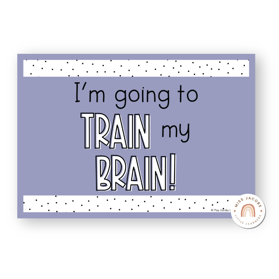 Growth Mindset Posters - Spotty Pastel Theme - Miss Jacobs