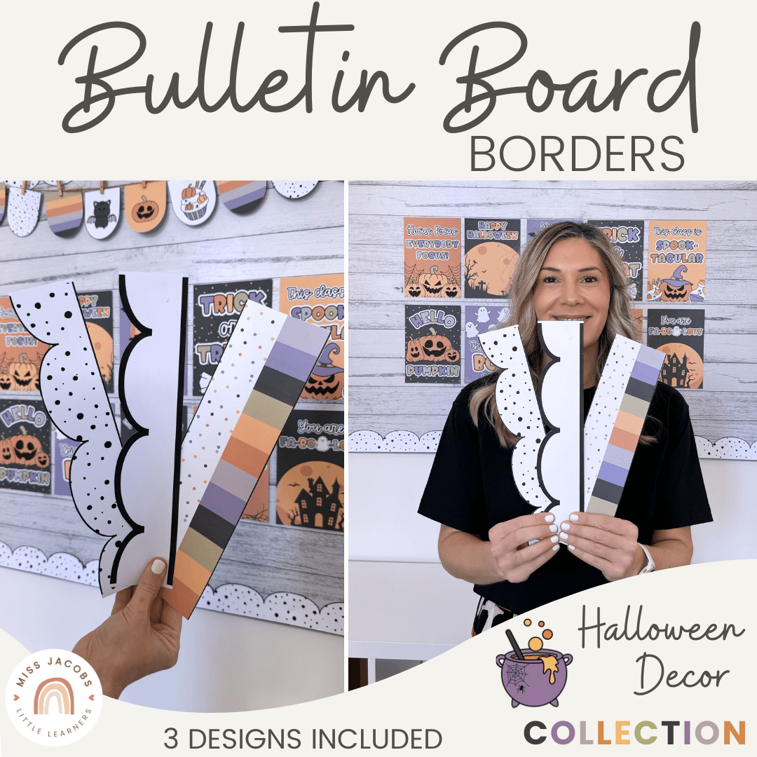 Halloween Bulletin Board Borders | Spooky Display | MJLL – Miss Jacobs ...