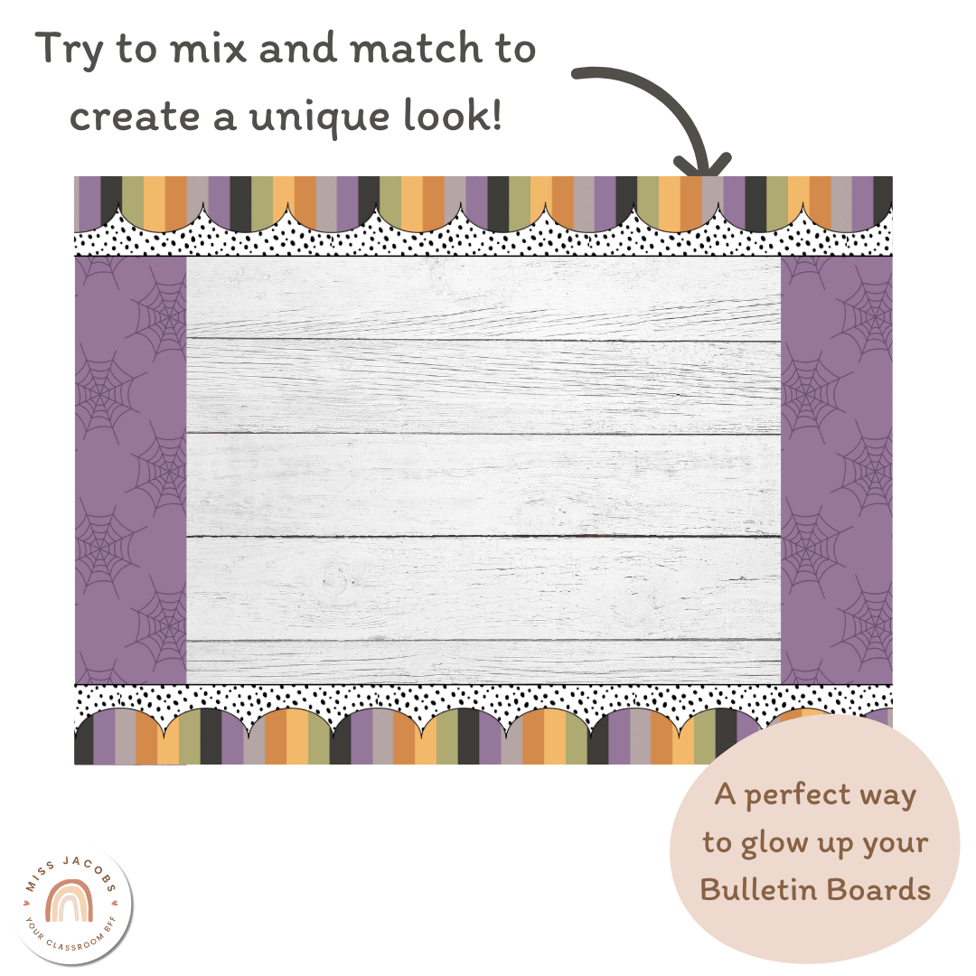 Halloween Bulletin Board Borders | Spooky Display | MJLL – Miss Jacobs ...