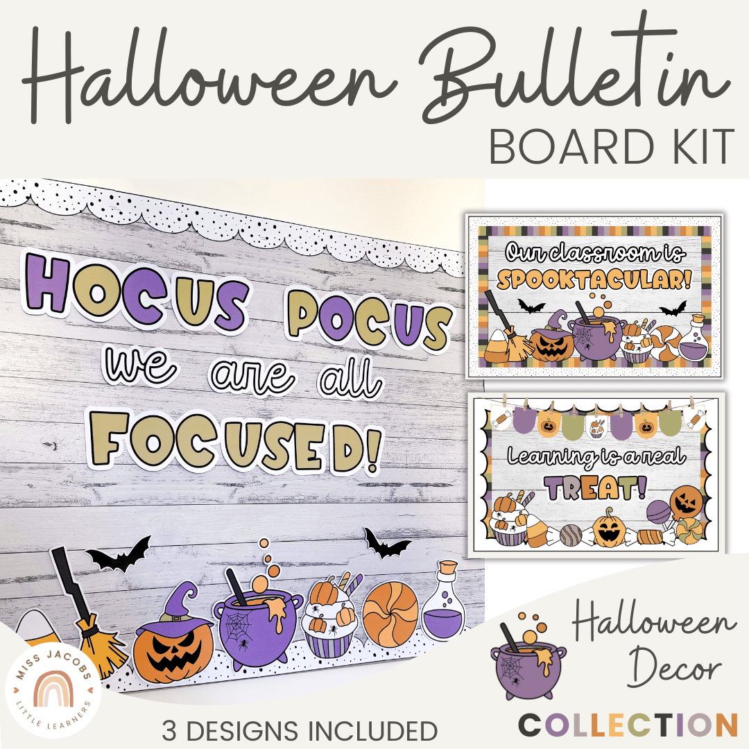 Halloween Bulletin Board Kit | Miss Jacobs Little Learners