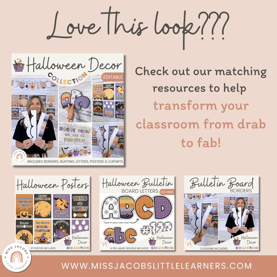 Halloween Bulletin Board Kit Ghost Display | Miss Jacobs