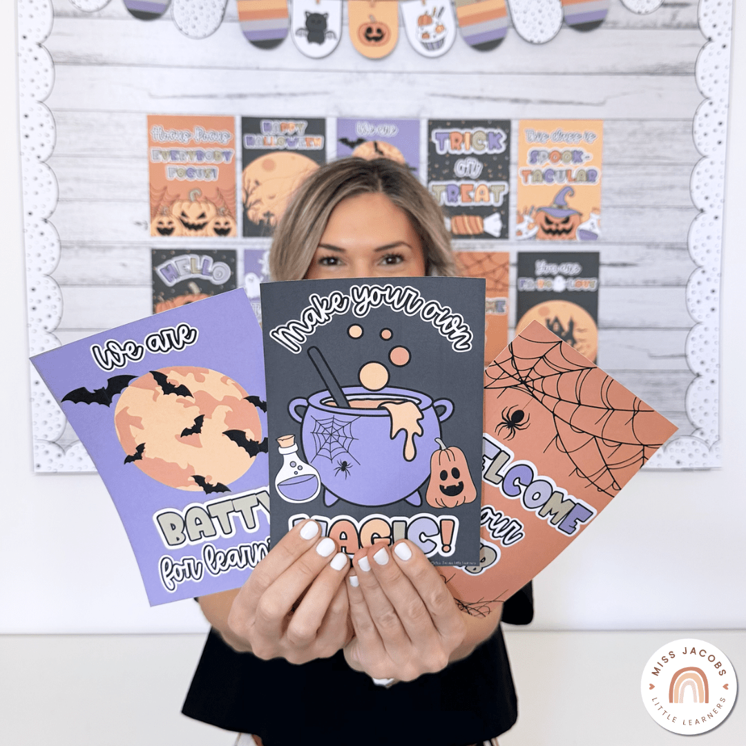 Cute Halloween Classroom Posters | Miss Jacobs