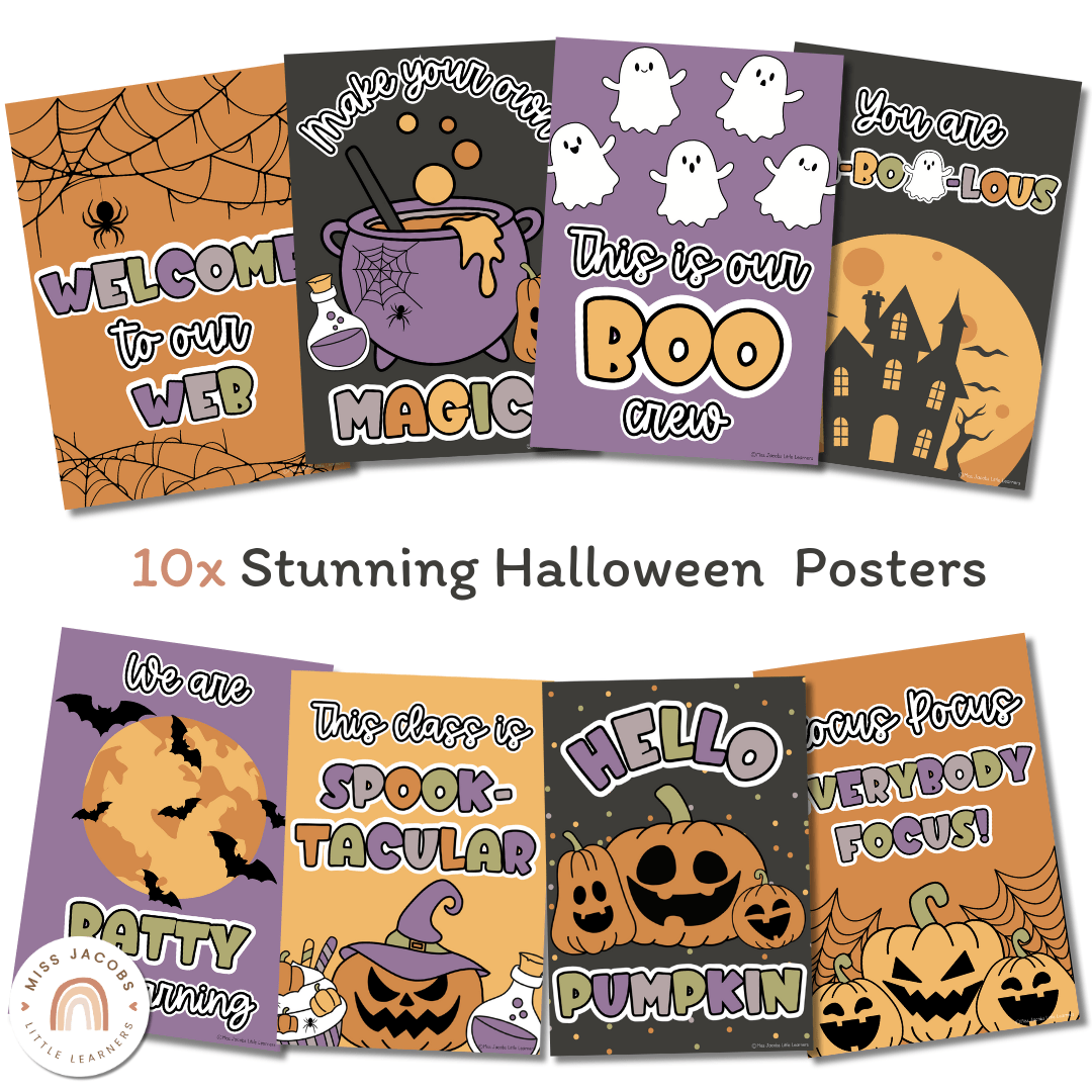 Cute Halloween Classroom Posters | Miss Jacobs - Default Title