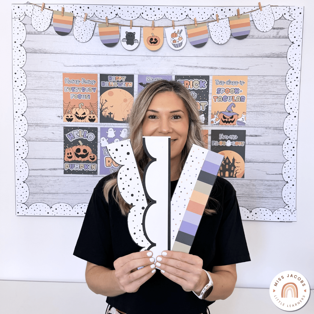 Halloween Decor Bulletin Board Bundle - Miss Jacobs