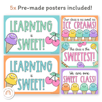 Ice Cream Door Display Classroom Decor - Miss Jacobs