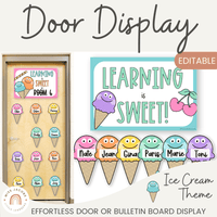 Ice Cream Door Display Classroom Decor - Miss Jacobs – Miss Jacobs ...