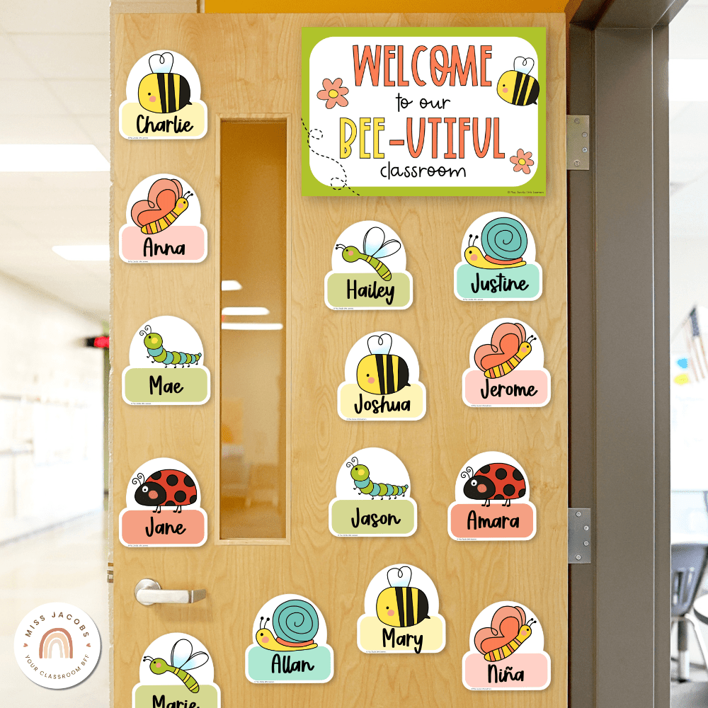 Insects Door Display Classroom Decor - Miss Jacobs – Miss Jacobs Little ...