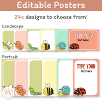 Insects Theme Classroom Essentials Decor Pack - Miss Jacobs