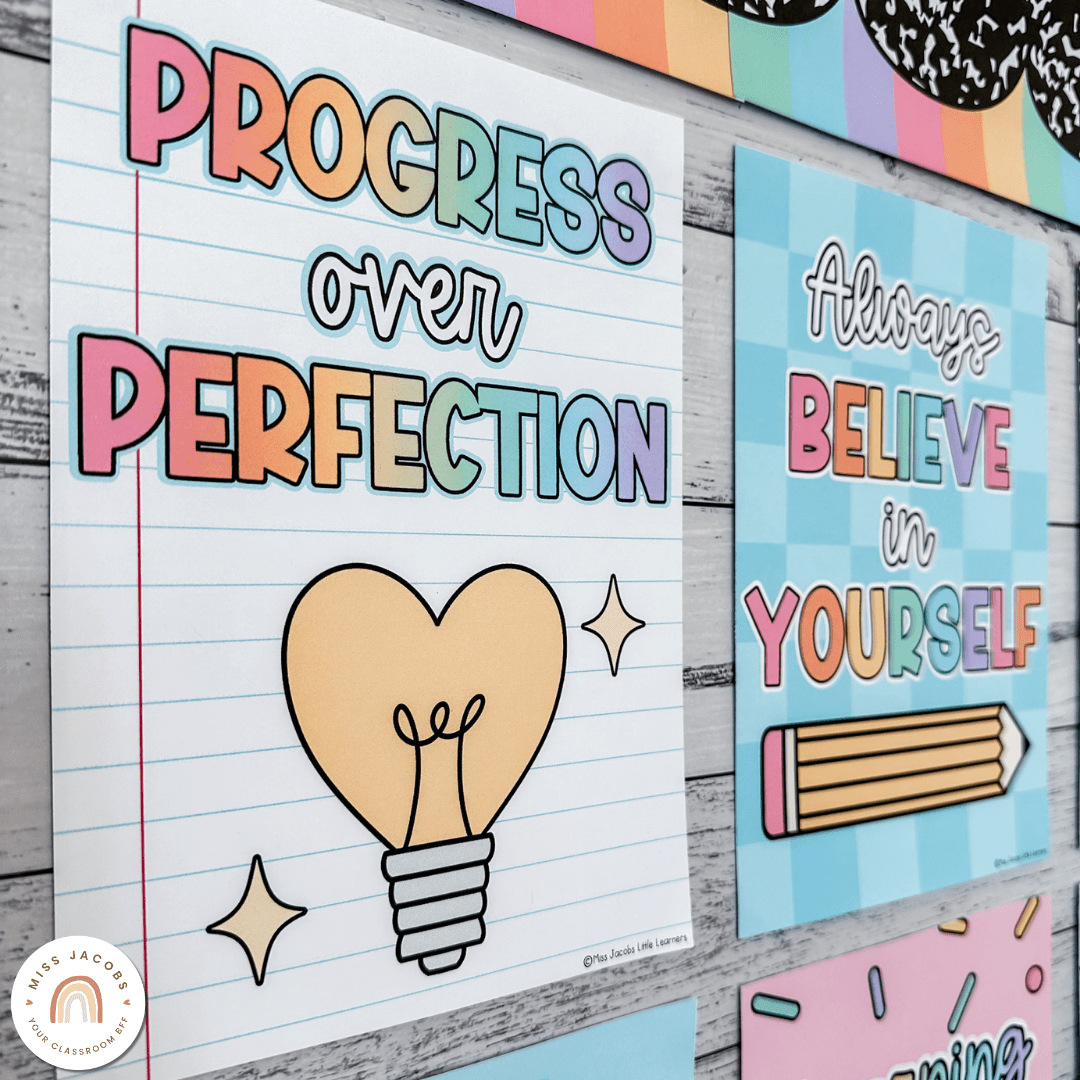 Inspirational Classroom Posters – Cutesy Classroom Theme - Miss Jacobs