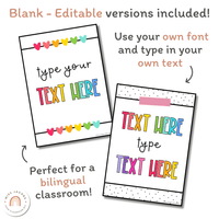 Inspirational Classroom Posters - Spotty Bright Theme - MJLL – Miss ...