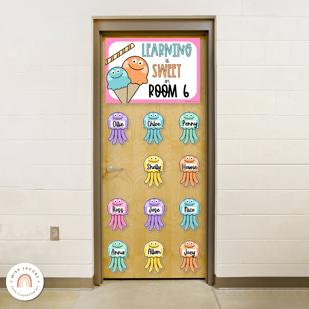 Jellyfish Door Display Classroom Decor - Miss Jacobs – Miss Jacobs ...