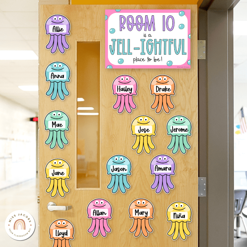 Jellyfish Door Display Classroom Decor - Miss Jacobs