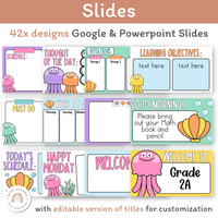 Jellyfish Theme Classroom Essentials Decor Pack - Miss Jacobs – Miss ...