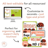 Ladybug Theme Classroom Essentials Decor Pack - Miss Jacobs – Miss ...