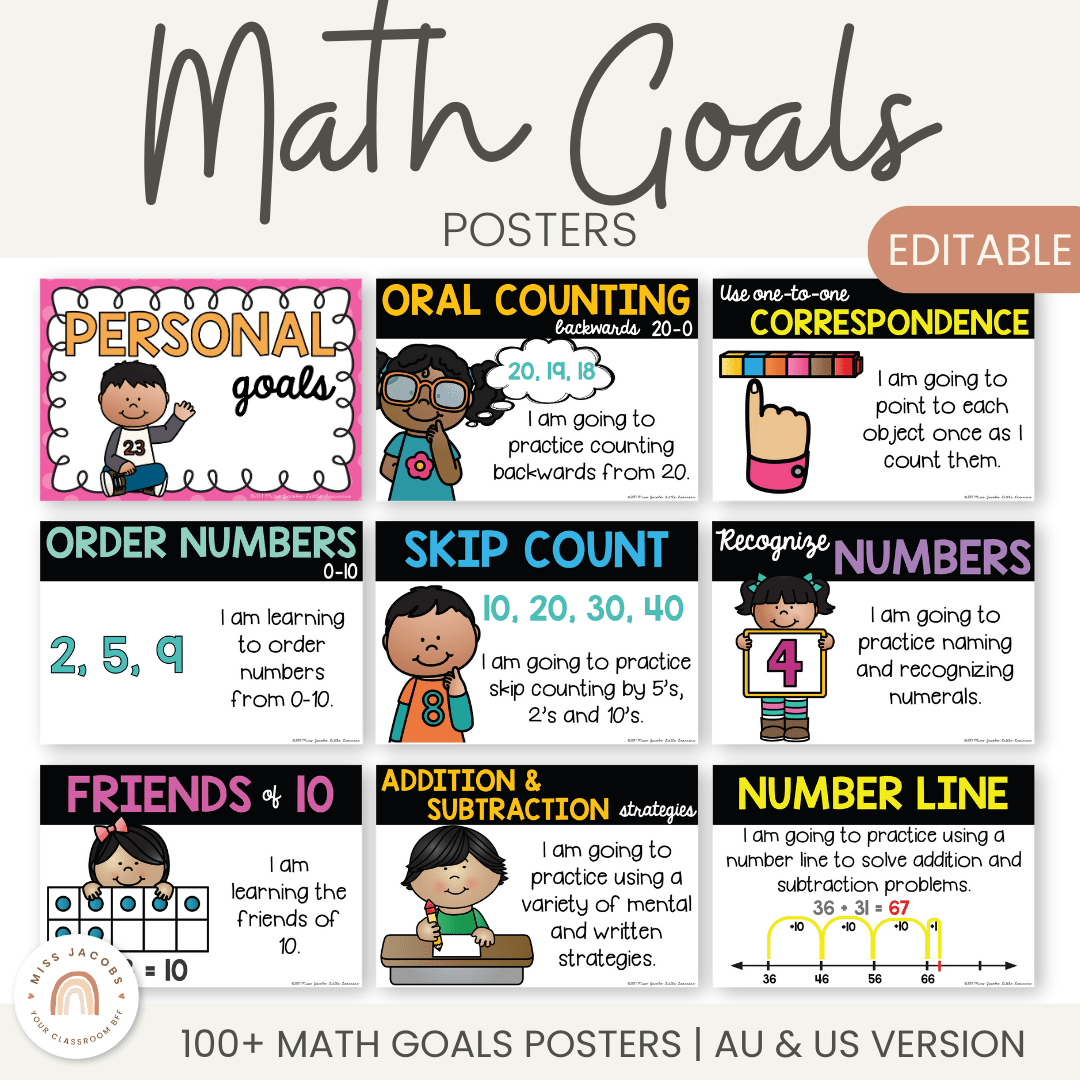 Math Goal Posters