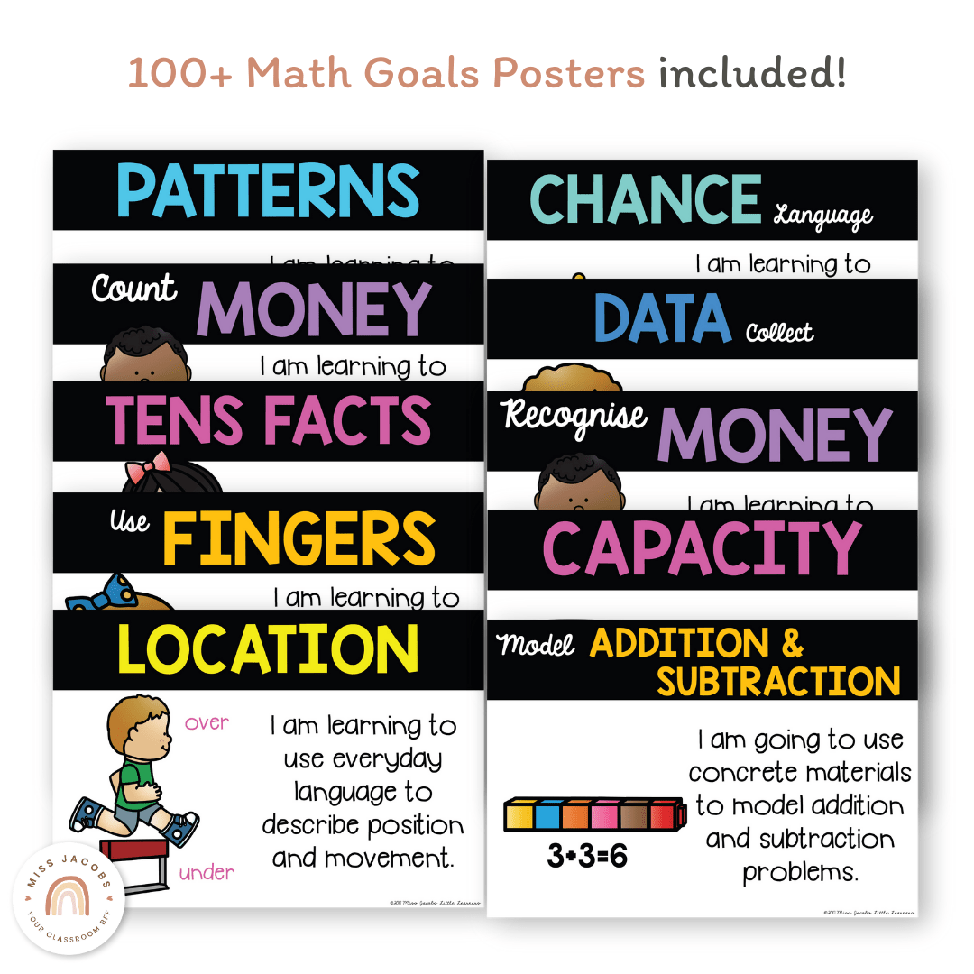 Math Goal Posters