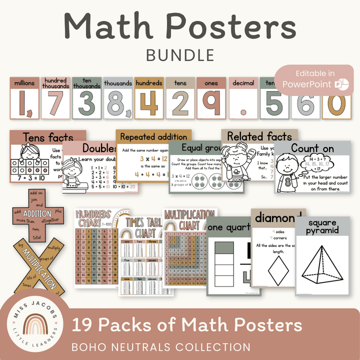 Math Posters - Miss Jacobs Little Learners