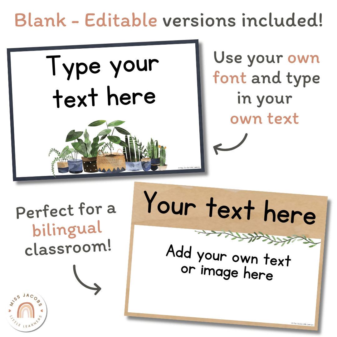 Math Problem Solving Strategies Posters | Boho Plants