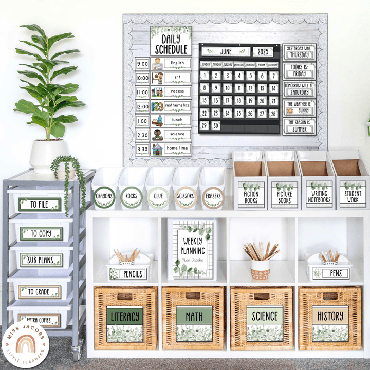 Modern Botanical Classroom Decor - Miss Jacobs Little Learners