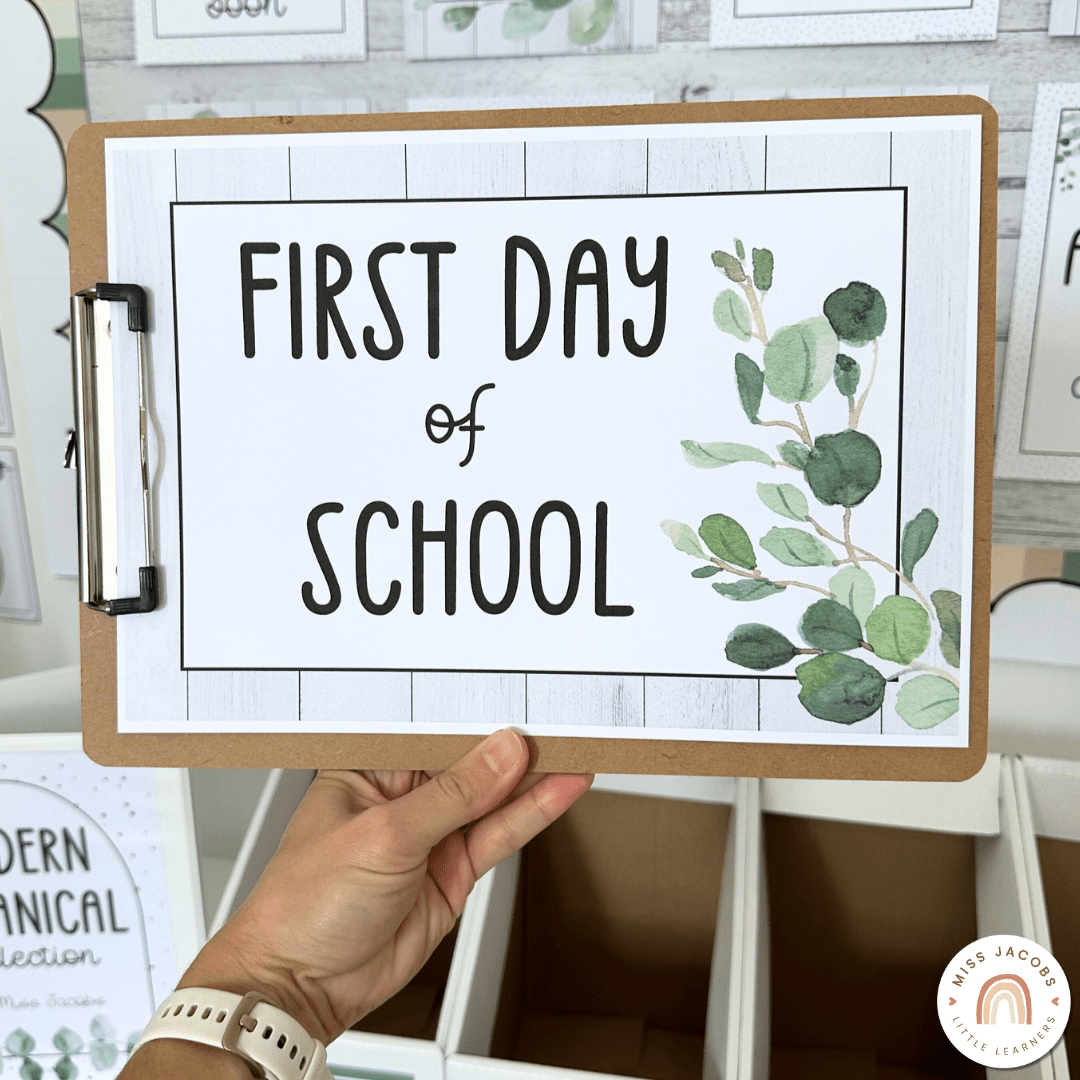 Modern Botanical Classroom Decor - Farmhouse Theme - Miss Jacobs