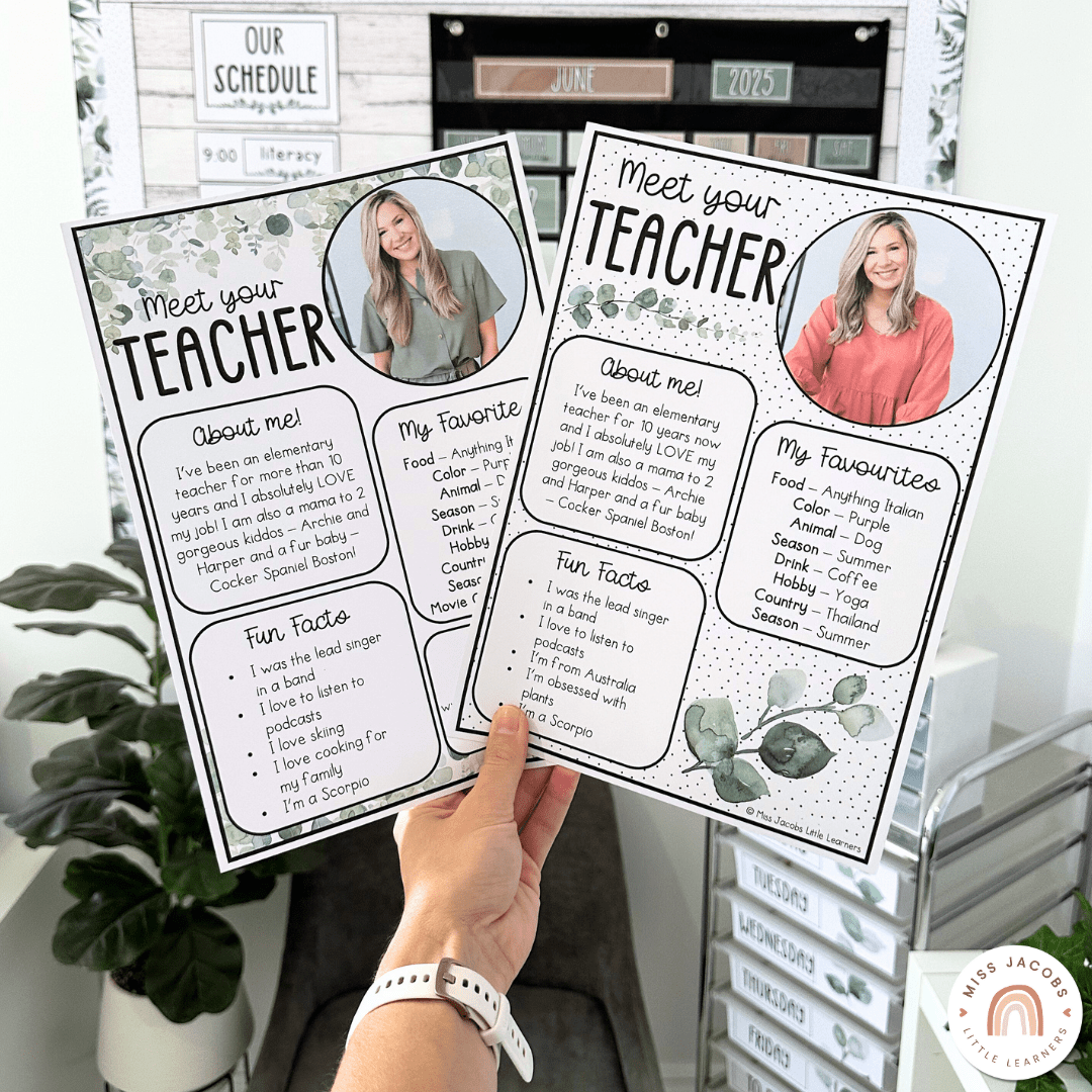 Modern Botanical Classroom Decor - Farmhouse Theme - Miss Jacobs