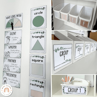 Modern Botanical Classroom Decor - Farmhouse Theme - Miss Jacobs