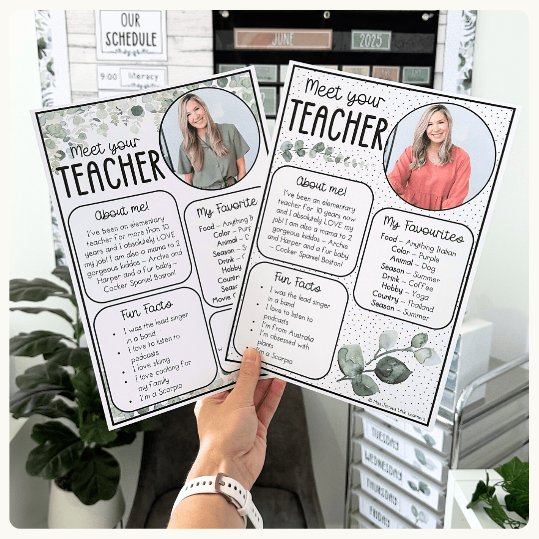 Modern Botanical Classroom Decor - Farmhouse Theme - Miss Jacobs – Miss ...