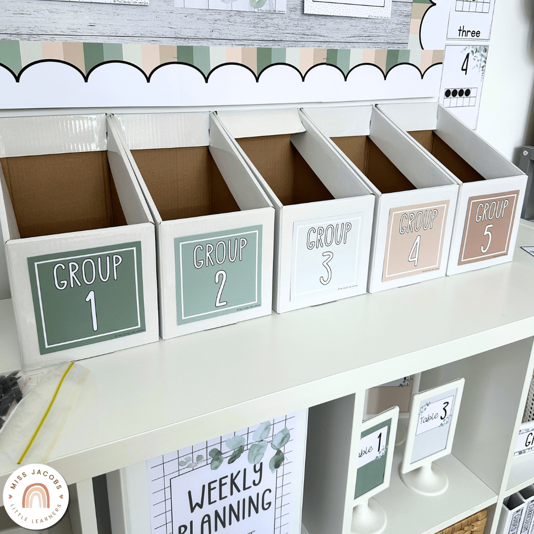 Modern Botanical Classroom Decor - Farmhouse Theme - Miss Jacobs