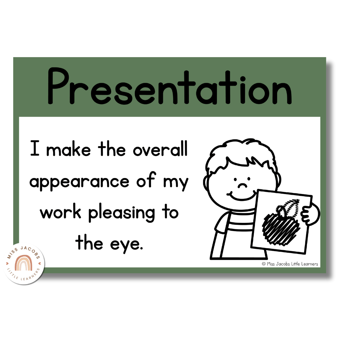 Modern Botanical English Posters Decor - Miss Jacobs Little Learners