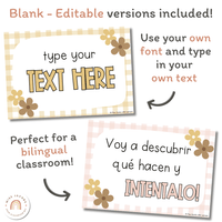 Growth Mindset Posters - Daisy Gingham Pastels Decor - Default Title