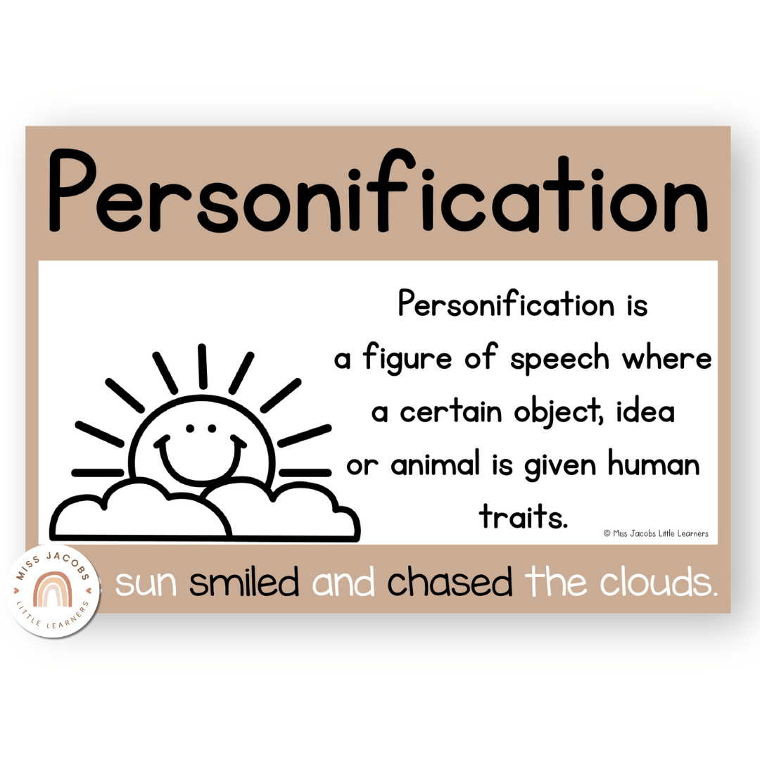 English Posters Reading and Writing Bundle - Modern Jungle Earthy