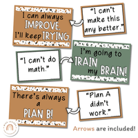 Growth Mindset Posters - Modern Jungle Classroom Decor – Miss Jacobs ...