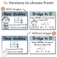 Addition Strategies Posters - Modern Ocean Classroom Decor - Default Title