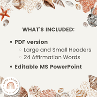 Affirmation Station - Modern Ocean Classroom Decor - Default Title