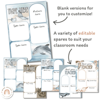 Modern Ocean Meet the Teacher Templates - Default Title - Miss Jacobs ...