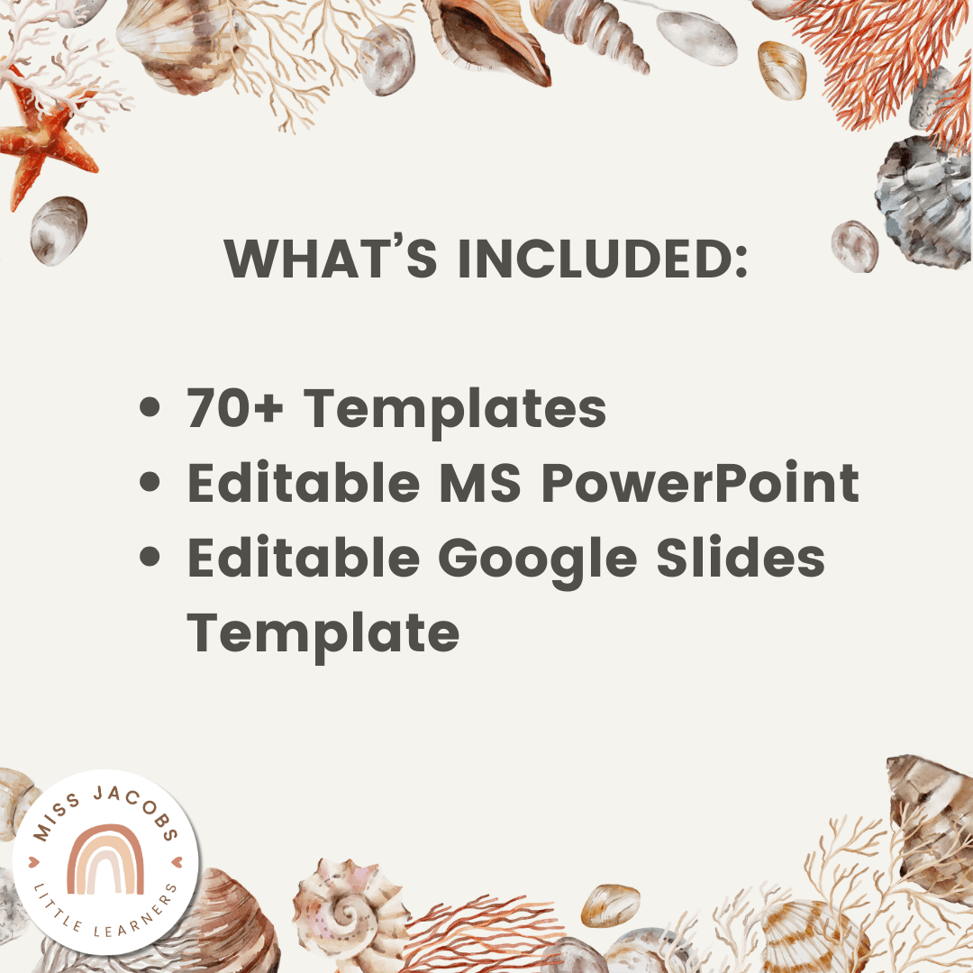 Modern Ocean Morning Meeting Slides - Default Title - Miss Jacobs ...