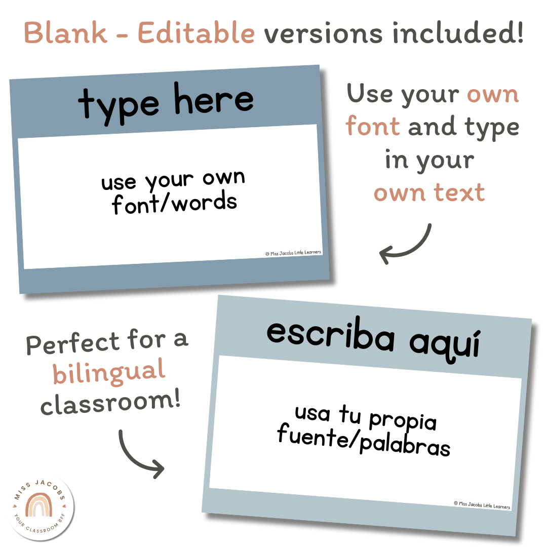 Modern Ocean Parts of Speech Posters - Default Title - Miss Jacobs ...