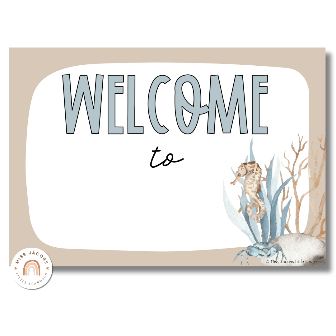Modern Ocean Classroom Collection - Miss Jacobs Little Learners Page 3 ...