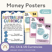 Money Posters - Dreamy Space Theme Classroom Decor - MJLL – Miss Jacobs ...