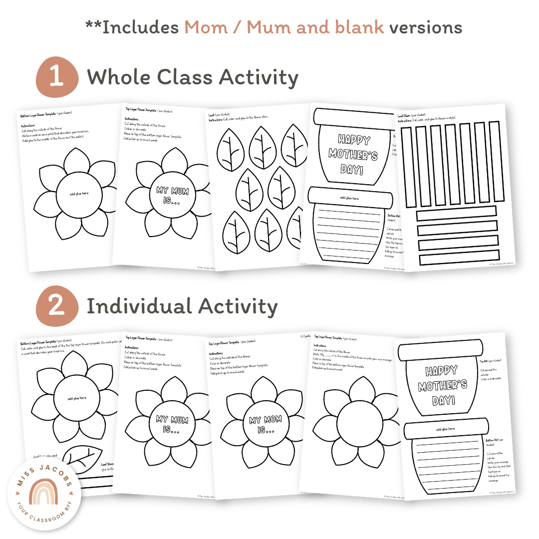 Mother’s Day Flower Pot Craft - Miss Jacobs