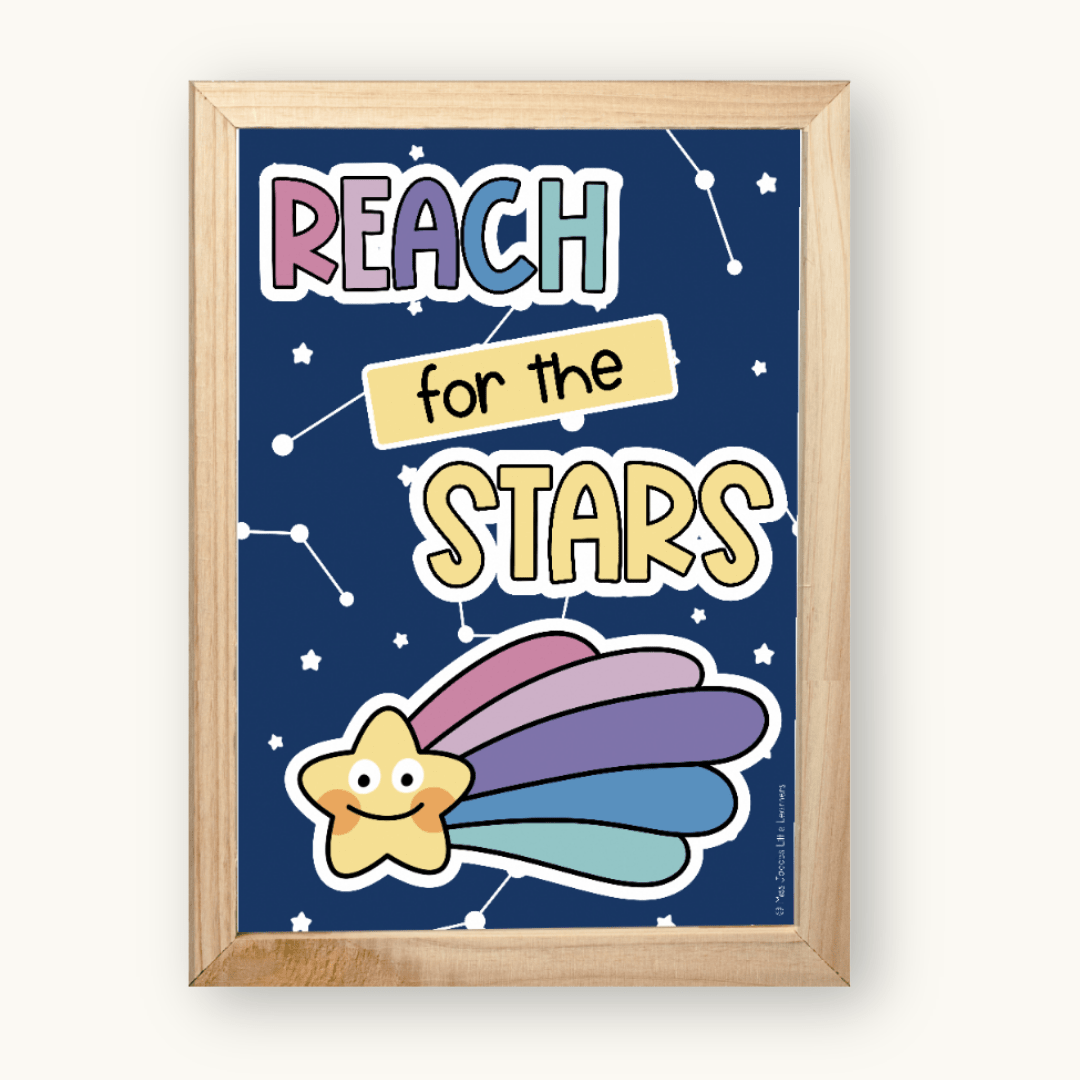 Motivational Classroom Posters - Dreamy Space Classroom Decor