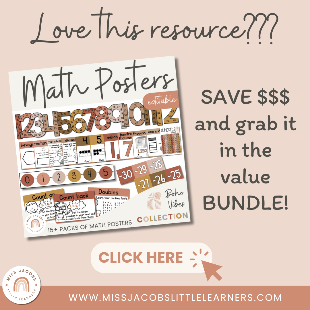 Times Tables Charts with Multiplication Facts | Boho Vibes