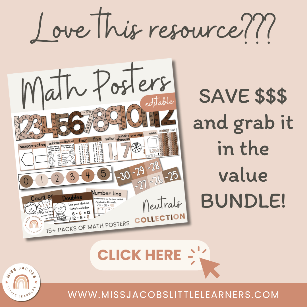 Times Tables Charts with Multiplication Facts | Ombre Neutrals ...