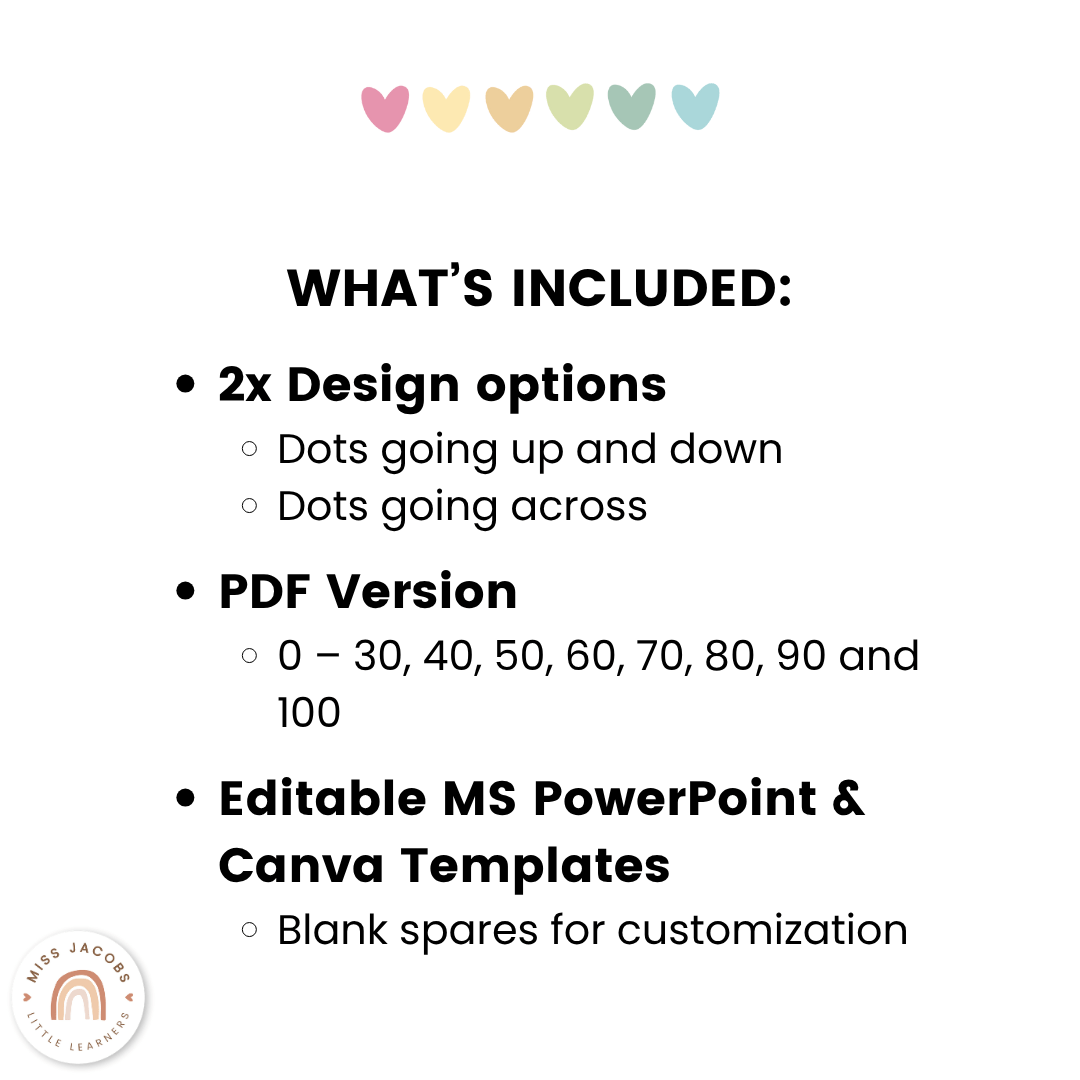 Number Posters with Ten Frames - Pastel Theme - Miss Jacobs – Miss ...