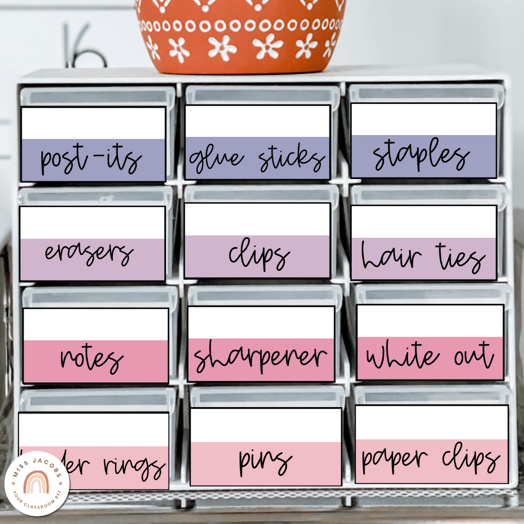 PASTELS Classroom Decor BUNDLE | Muted Rainbow Decor - Miss Jacobs ...