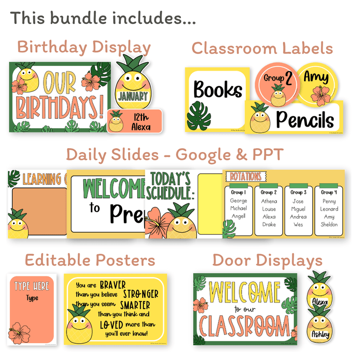 Classroom Essentials Decor Packs – Miss Jacobs Little Learners