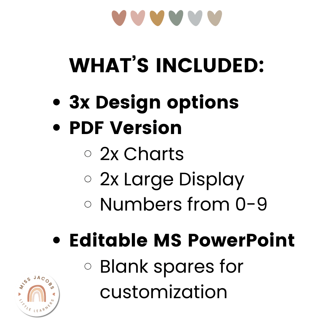 Place Value with Decimals Wall Display - Boho Neutrals Theme - MJLL