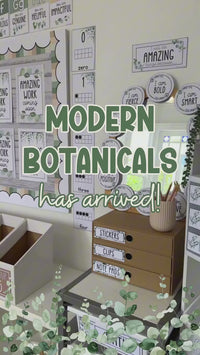 Modern Botanical Classroom Decor - Farmhouse Theme - Miss Jacobs – Miss ...