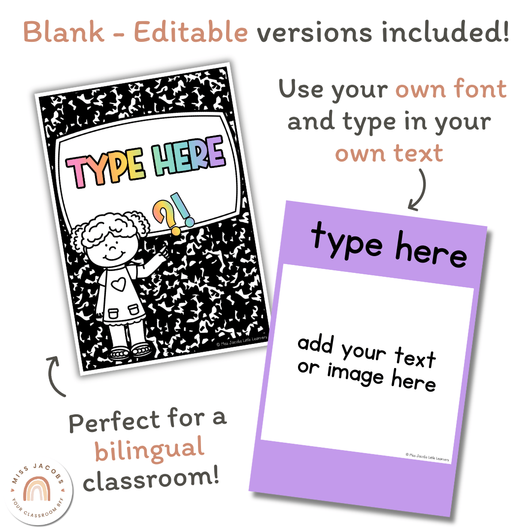Punctuation Posters - Cutesy Classroom Theme - Miss Jacobs - Default Title