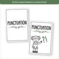 Punctuation Posters - Modern Botanical Classroom Theme - Miss Jacobs ...